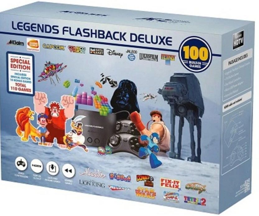 Refurbished AtGames Legends Flashback Deluxe Special Edition Console ...
