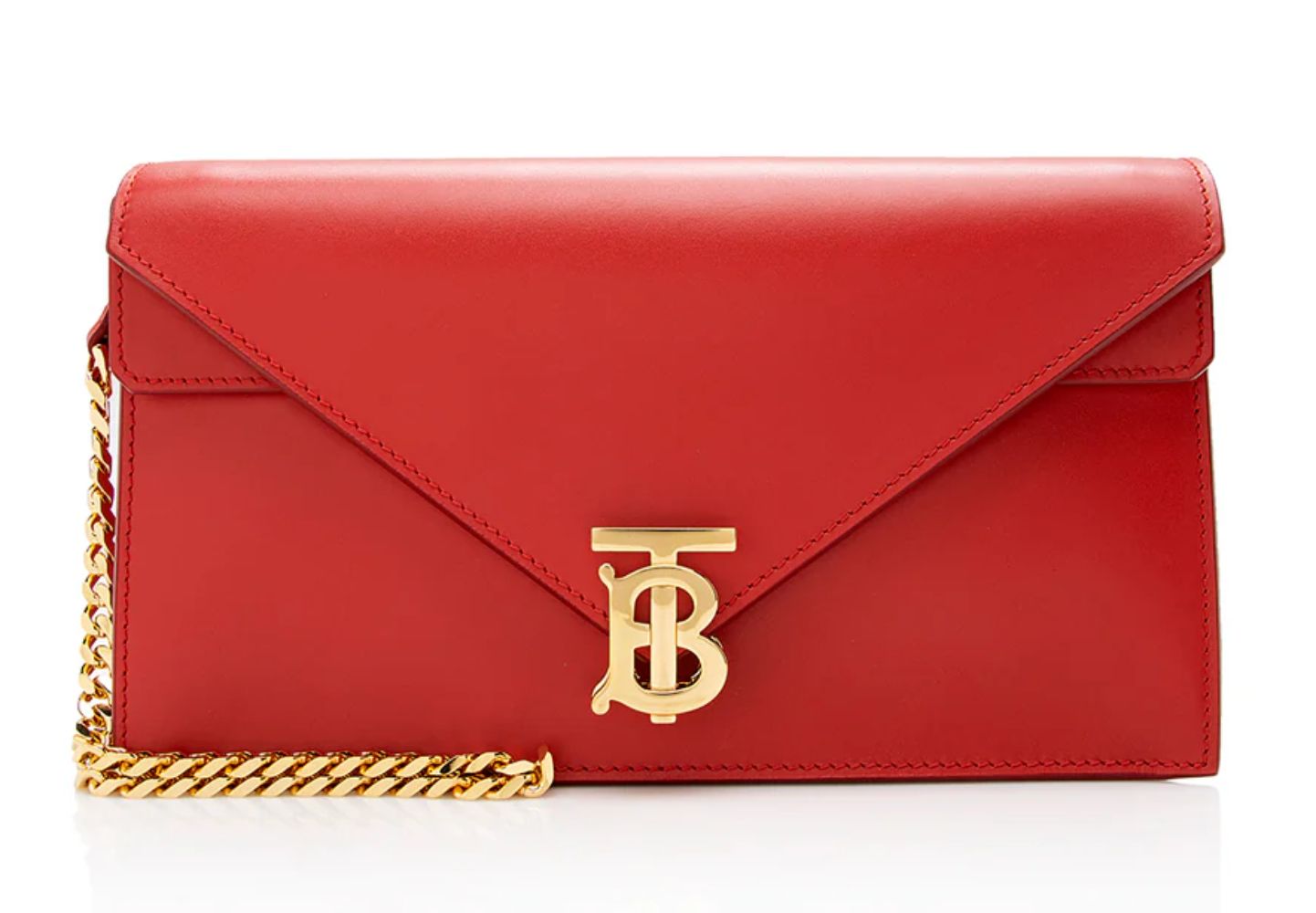 Refurbished Burberry Leather TB Envelope Chain Shoulder Bag | Reebelo US