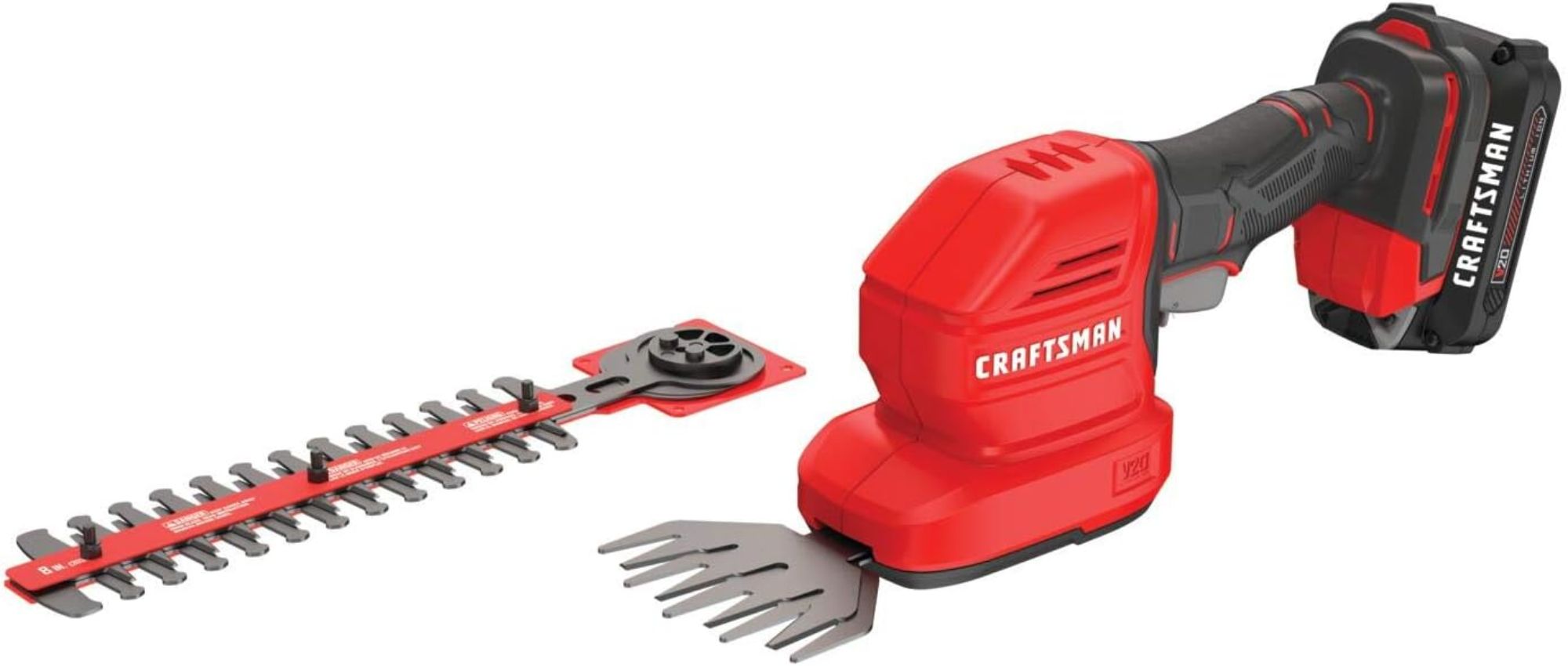 Refurbished CRAFTSMAN CMCSS800C1-R V20 8 in. Cordless 2-in-1 Hedge ...