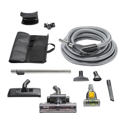 Refurbished GV Universal Central Vacuum Hose Kit with Turbo Nozzles ...