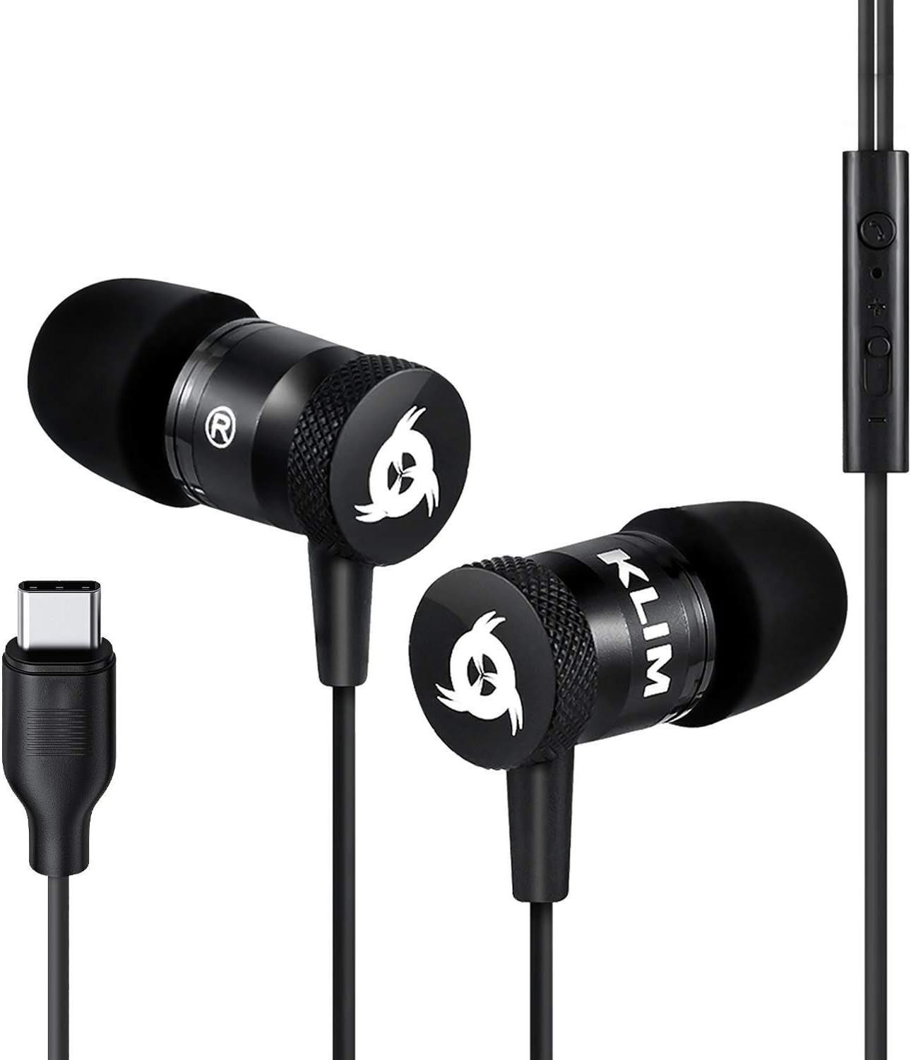 Refurbished KLIM Fusion C USB-C Earbuds with Microphone | Reebelo