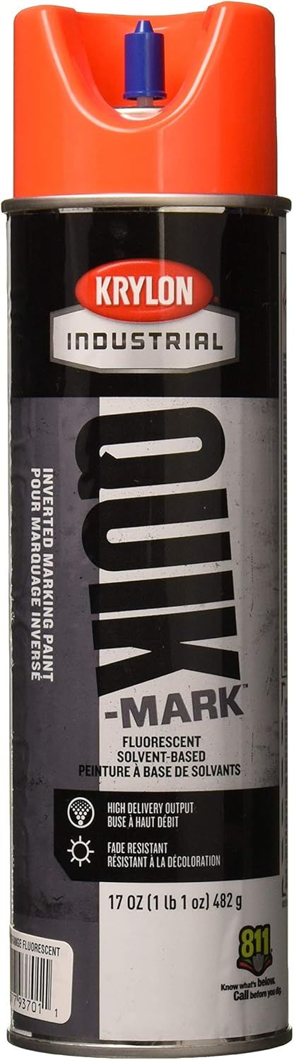 Refurbished Krylon Industrial Quik-Mark Solvent-Based Inverted Marking ...