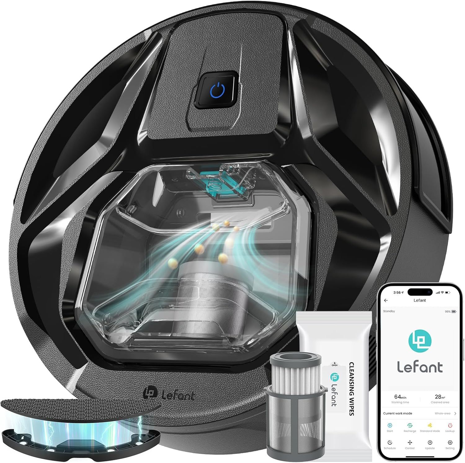 Refurbished Lefant M320 Self-Charging Robot Vacuum Mop Combo | Reebelo