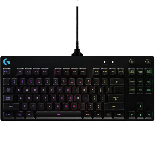 Refurbished Logitech Pro X Mechanical Gaming Keyboard (GX Blue Clicky ...