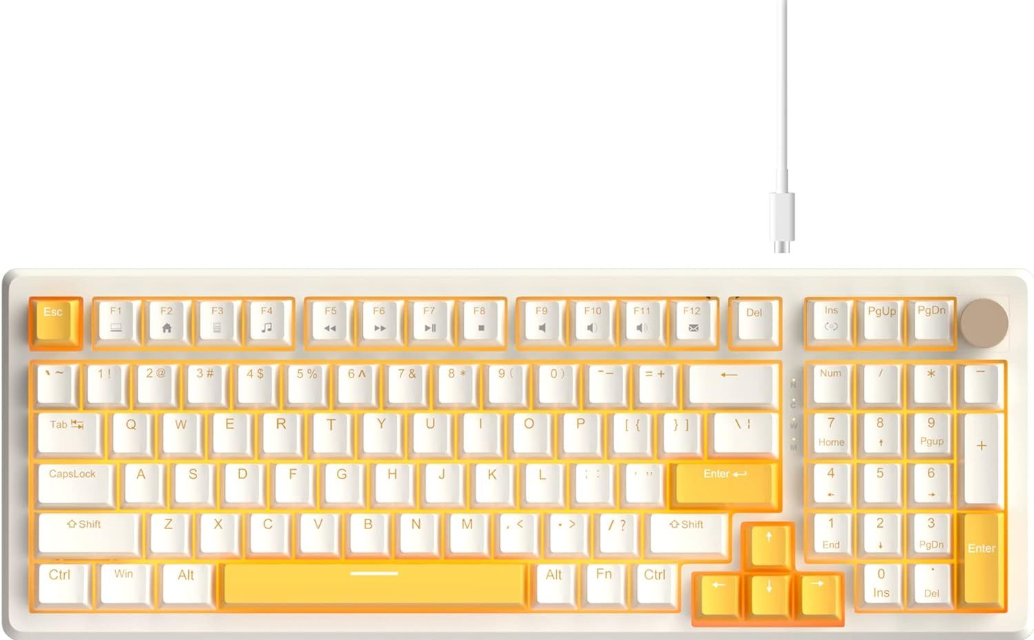 Refurbished MageGee MK-Star98 Mechanical 98 Keys Gaming Keyboard | Reebelo