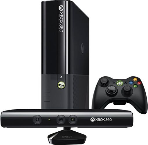 Refurbished Microsoft Xbox 360 E Gaming Console with Kinect Sensor ...