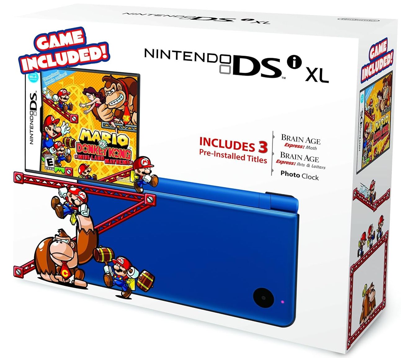 Refurbished Nintendo DSi XL Gaming Console with Mario vs Donkey Kong ...