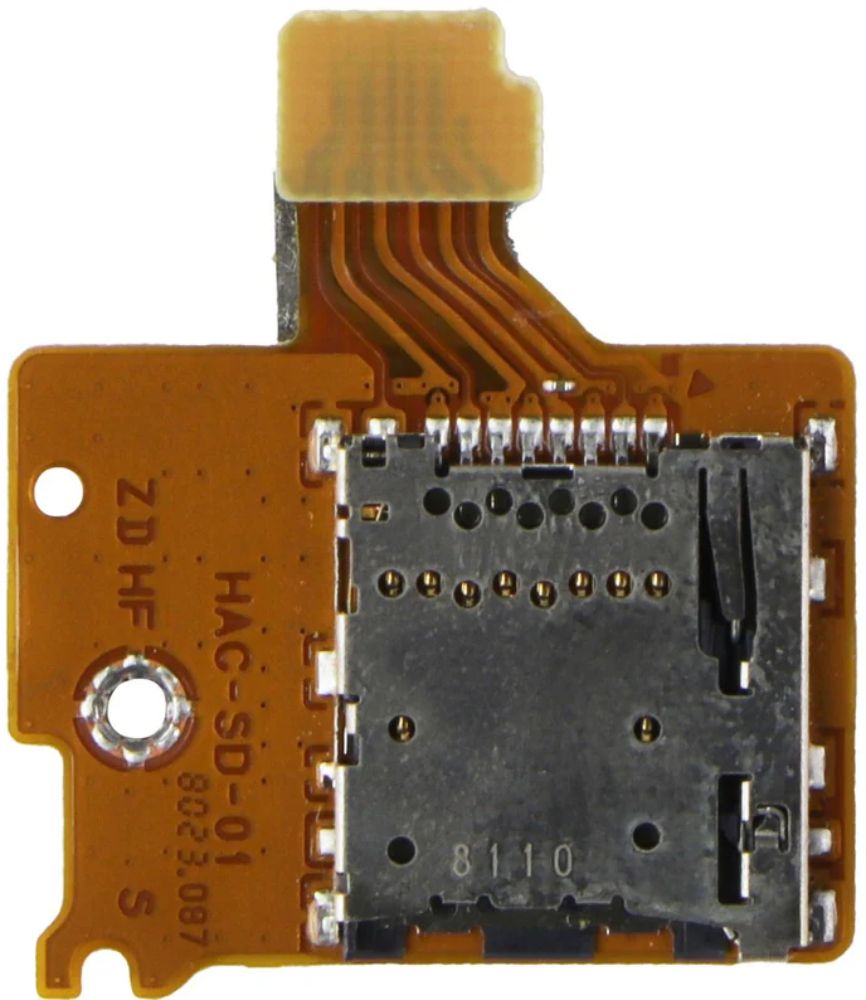 Refurbished Repair Part OEM Pull Micro SD Card Reader Port for Nintendo ...