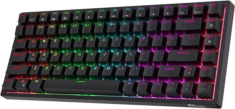 Refurbished Royal Kludge RK84 RGB 75% Triple Mode Mechanical Keyboard ...