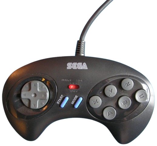 Refurbished Sega Genesis 6 Button Controller MK-1470 (Bulk Packaging ...