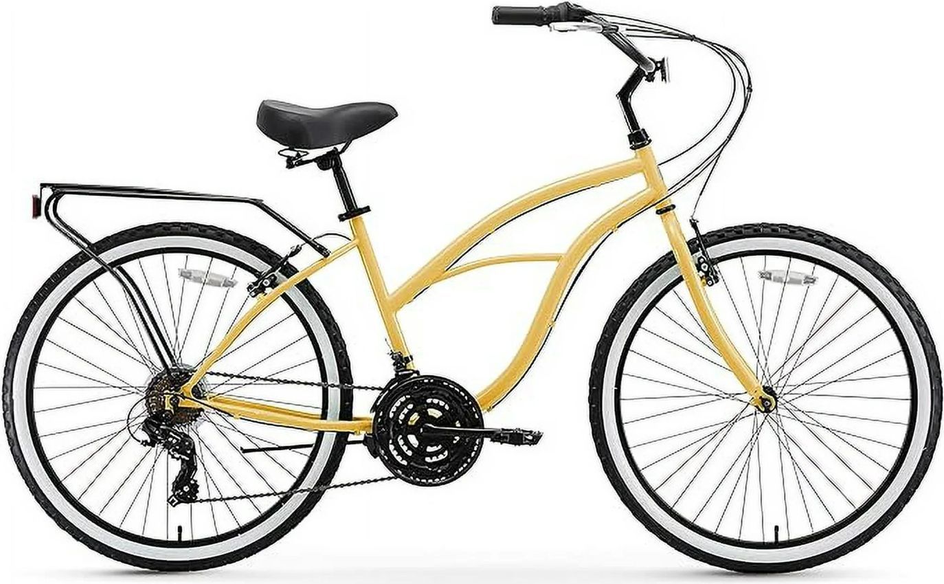 Refurbished Sixthreezero Around The Block Beach Cruiser Bike 1 Speed 26 ...