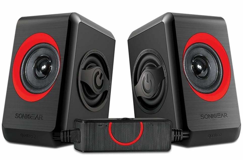 Refurbished Sonicgear Quatro 2 Extra Loud For Smartphones & PC Speakers ...