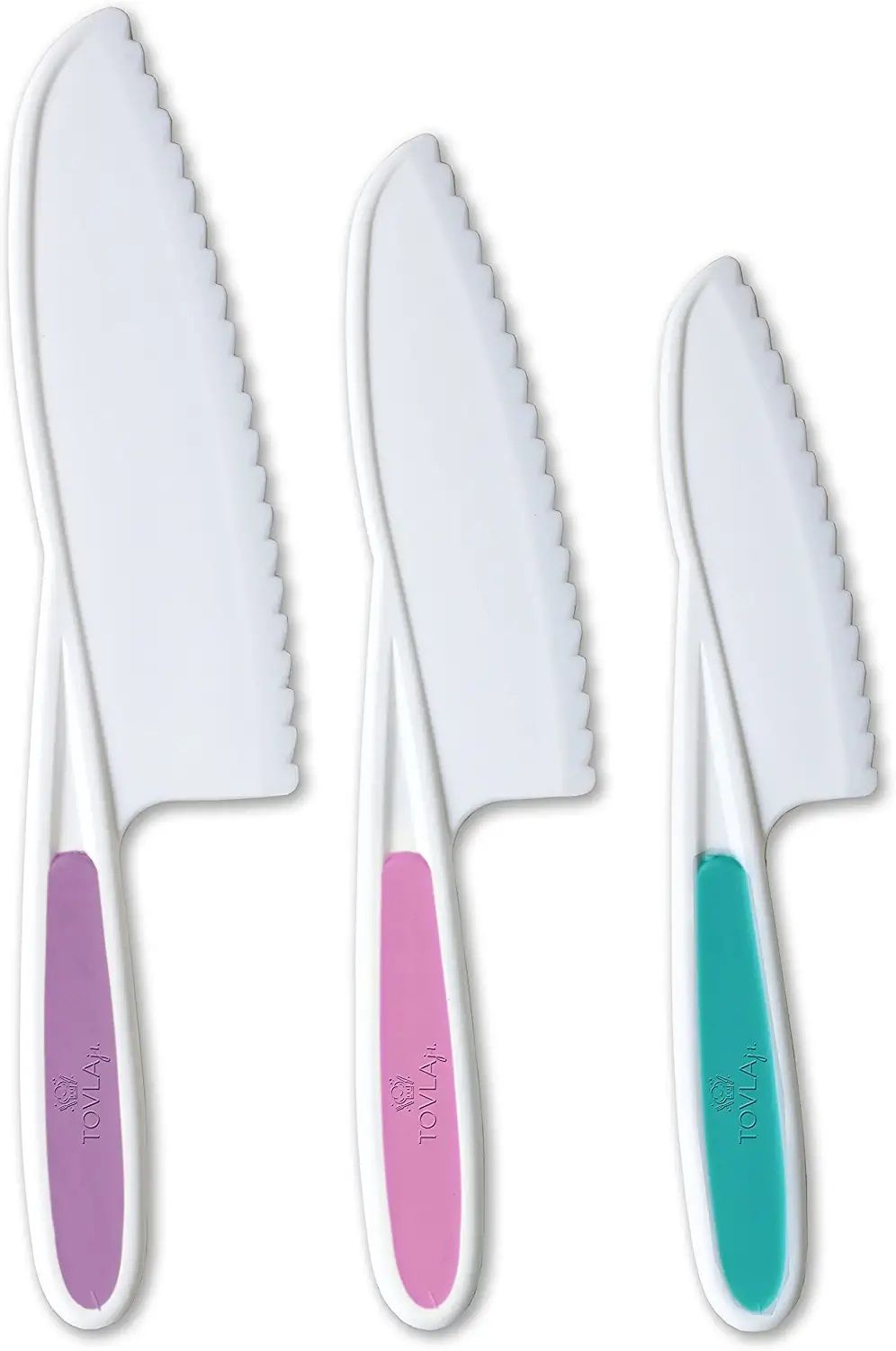 Refurbished Tovla Jr. Knives for Kids 3-Piece Nylon Kitchen Baking ...