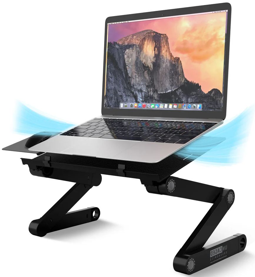 Refurbished Uncaged Ergonomics WorkEZ Best Laptop Stand & Lap Desk ...